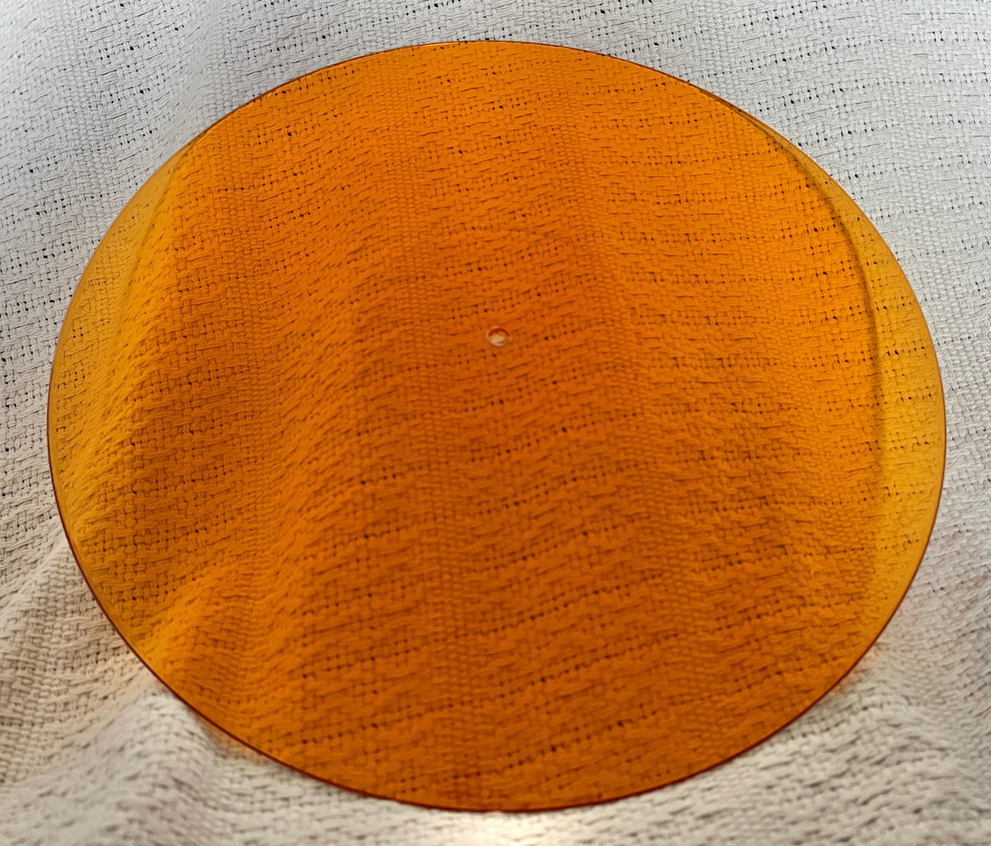 12 Inch Orange Transparent Vinyl Record 180g – CamCuts Vinyl Record Cutting