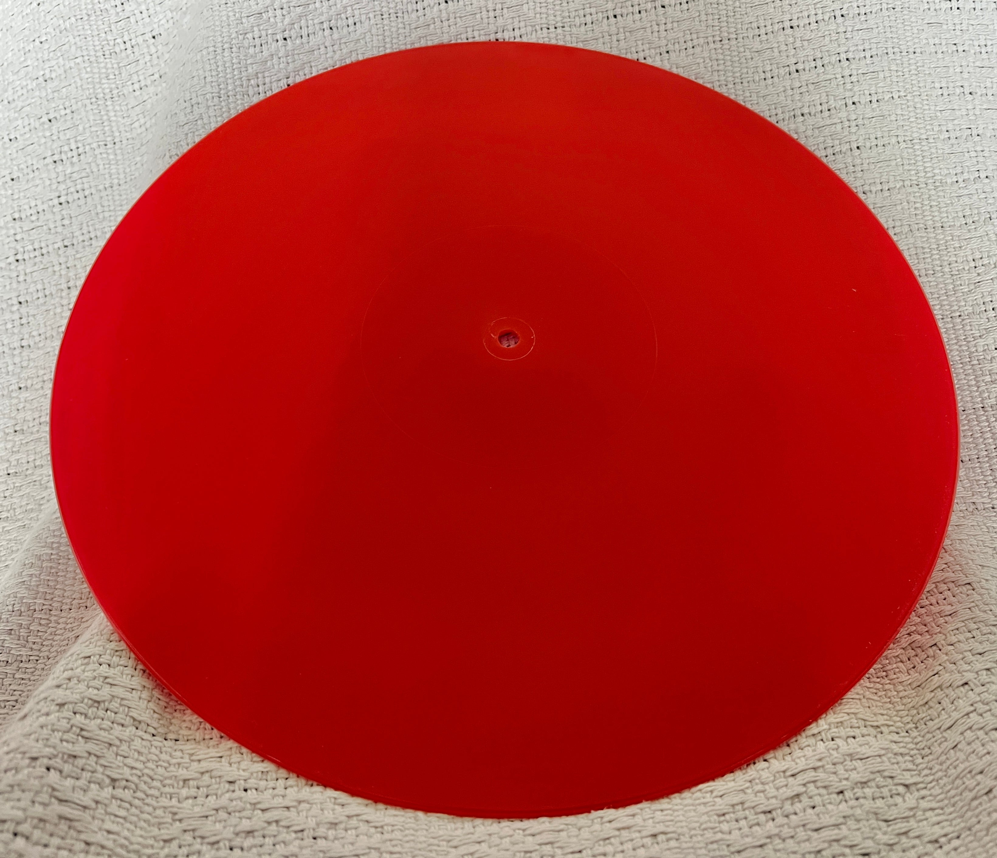 12 Inch Red Vinyl Record 180g – CamCuts Vinyl Record Cutting